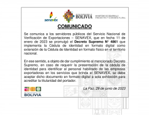 NORMATIVA REGISTRO ÚNICO DE EXPORTADORES – RUEX – Senavex